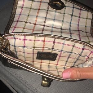 Coach | Bags | Coach Gold Purse | Poshmark
